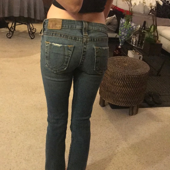 True Religion | Jeans | True Religion Rustic Blue Jeans Low Rise | Poshmark